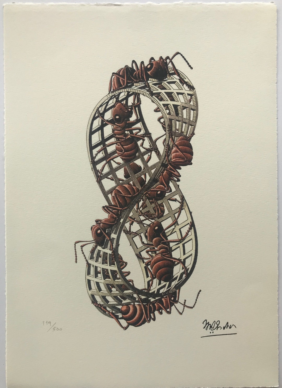 M.C. Escher, Lithograph, Limited Edition Art - Etsy