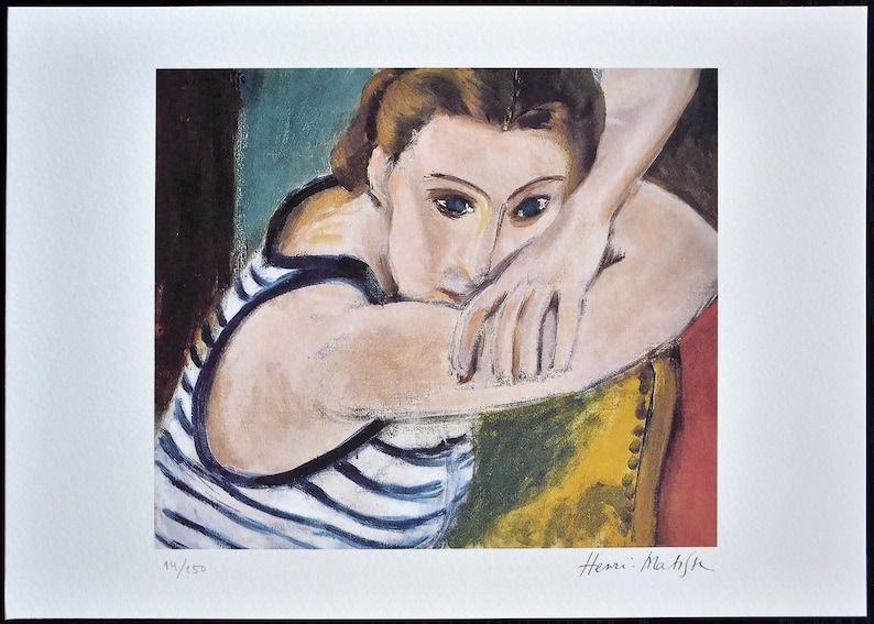 Henri Matisse, Lithograph, Limited Edition, Matisse Woman Art - Etsy