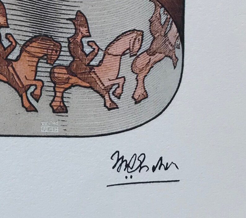M.C. Escher, Lithograph, Limited Edition - Etsy