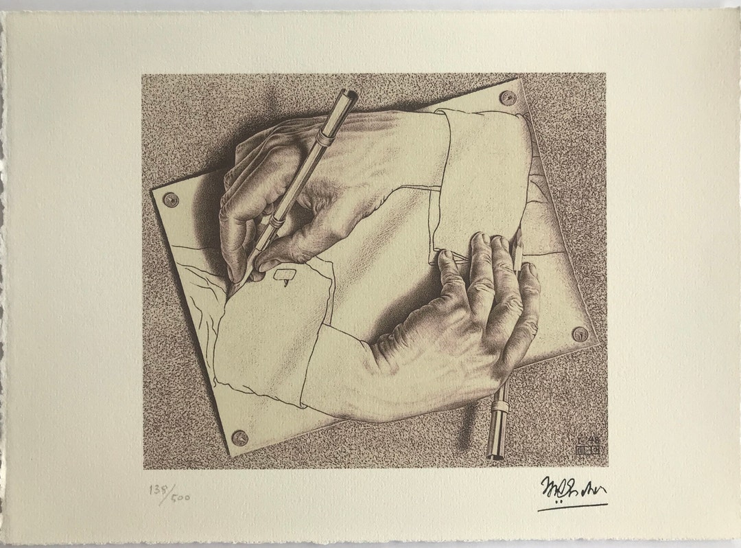 M.C. Escher, Lithograph, Limited Edition, Lithographic Art - Etsy
