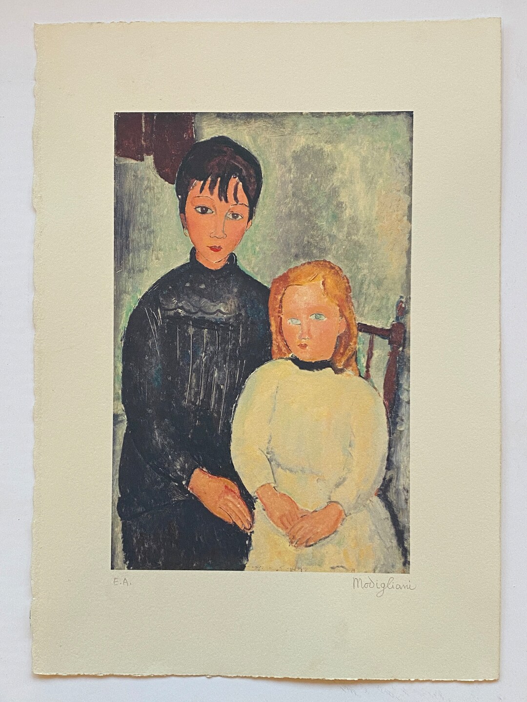 Amedeo Modigliani, Lithograph, Limited Edition - Etsy