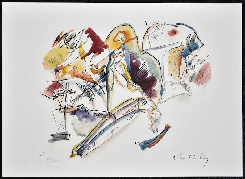 Wassily Kandinsky, Lithograph, Limited Edition, Art Limited - Etsy
