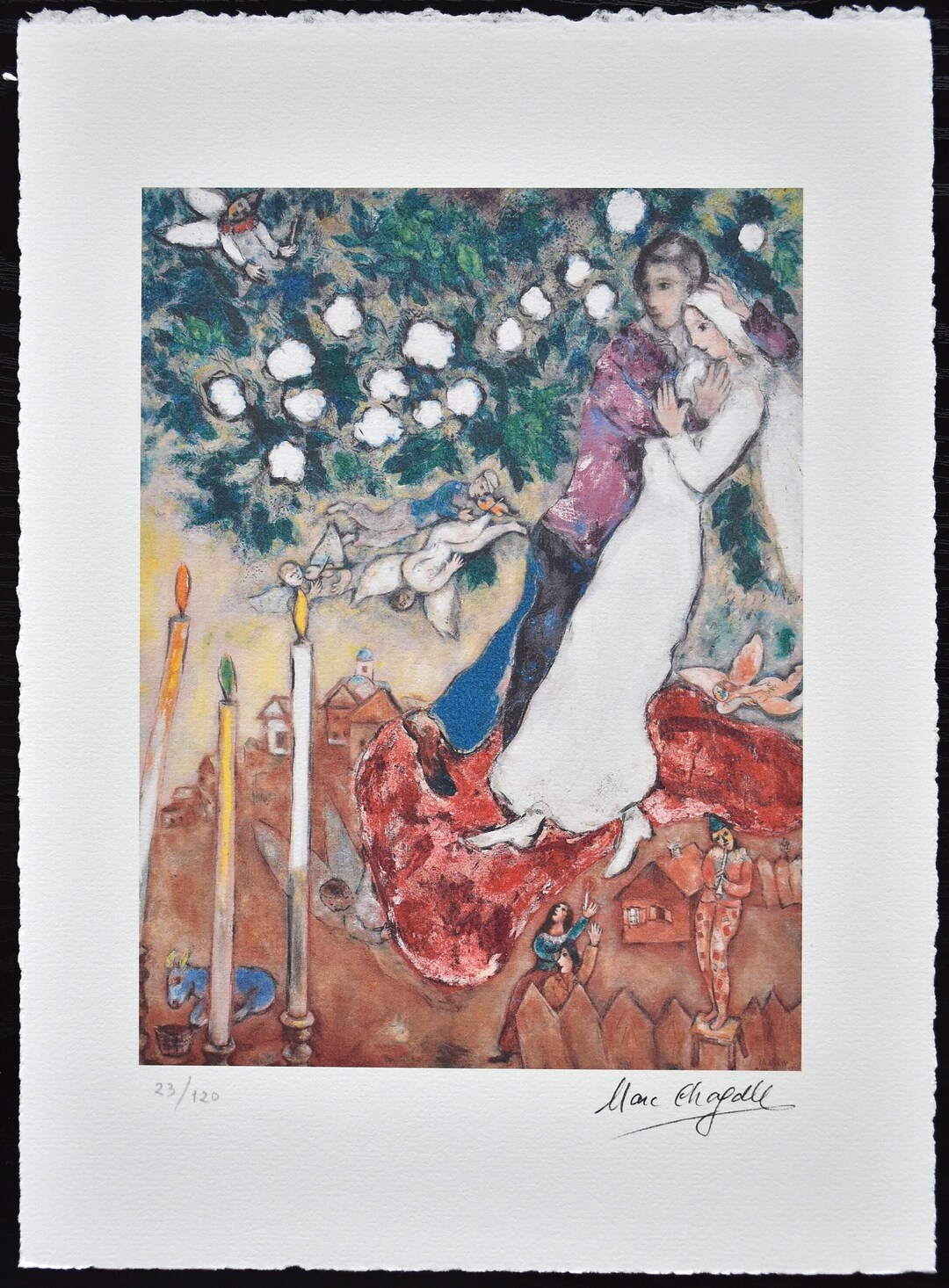 Marc Chagall Lithograph Limited Edition Art Etsy