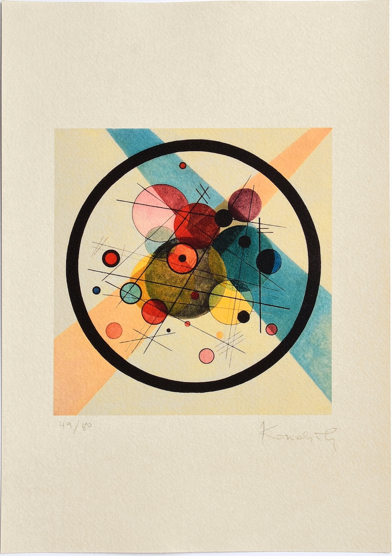 Wassily Kandinsky, Lithograph, Art Limited Edition - Etsy