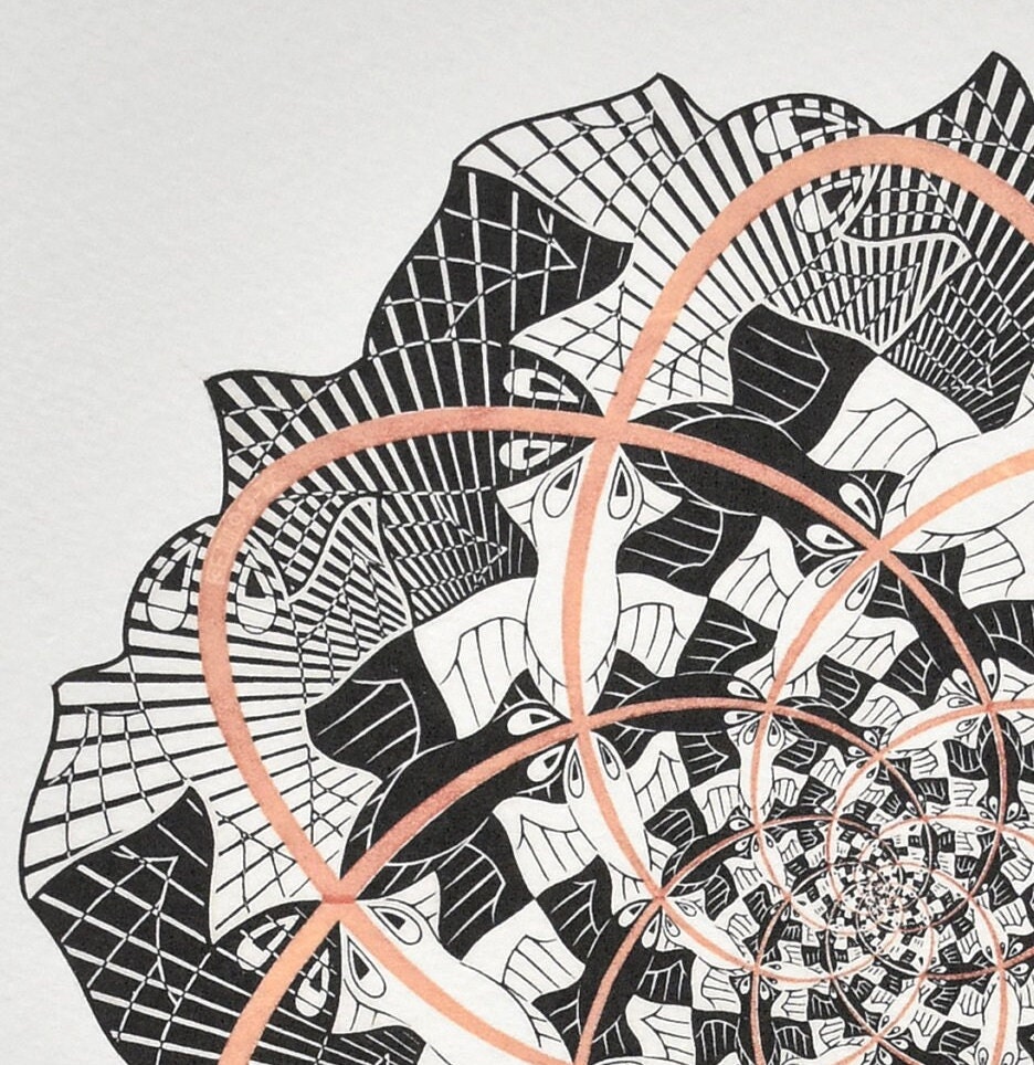 M.C. Escher, Lithograph, Limited Edition, Art - Etsy