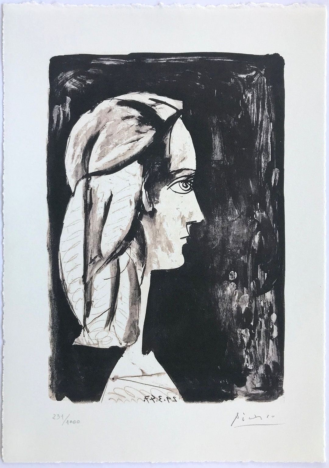 Pablo Picasso Lithograph, Limited Edition, Art Picasso - Etsy