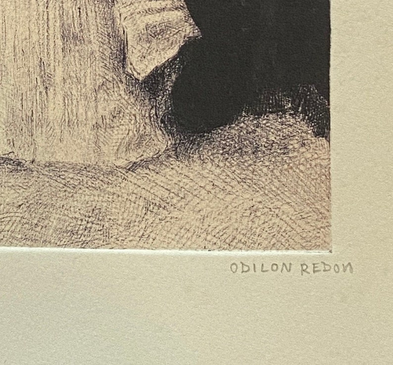 Odilon Redon, Etching, Limited Edition - Etsy