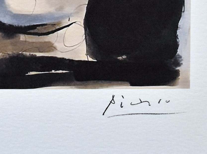 Pablo Picasso Lithograph, Limited Edition, Art Print - Etsy