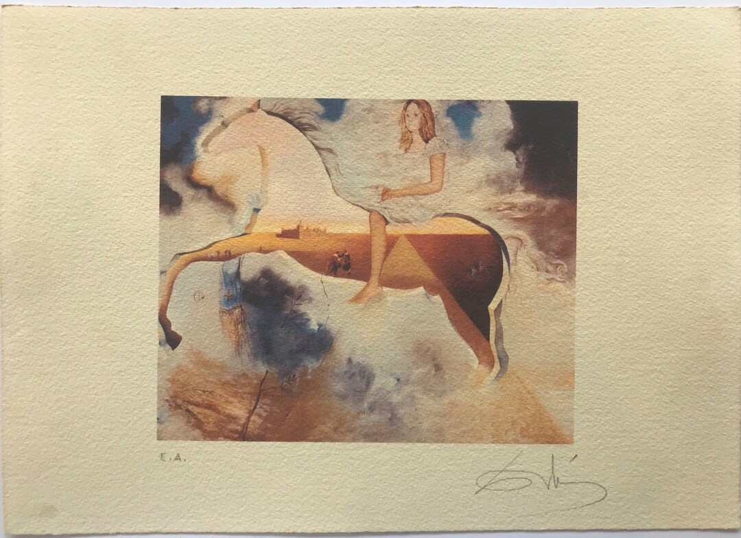 Salvador Dali, Lithograph, Limited Edition, - Etsy