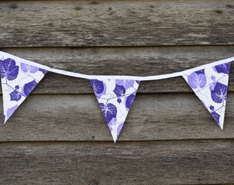 Purple pennant | Etsy