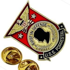 USS Forrestal CVA-59 Lapel Pin - Etsy