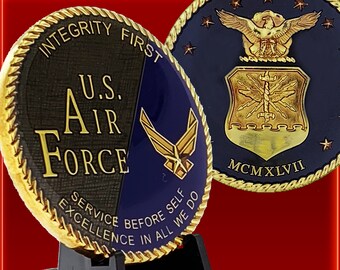 Usaf Air Force Coin - Etsy