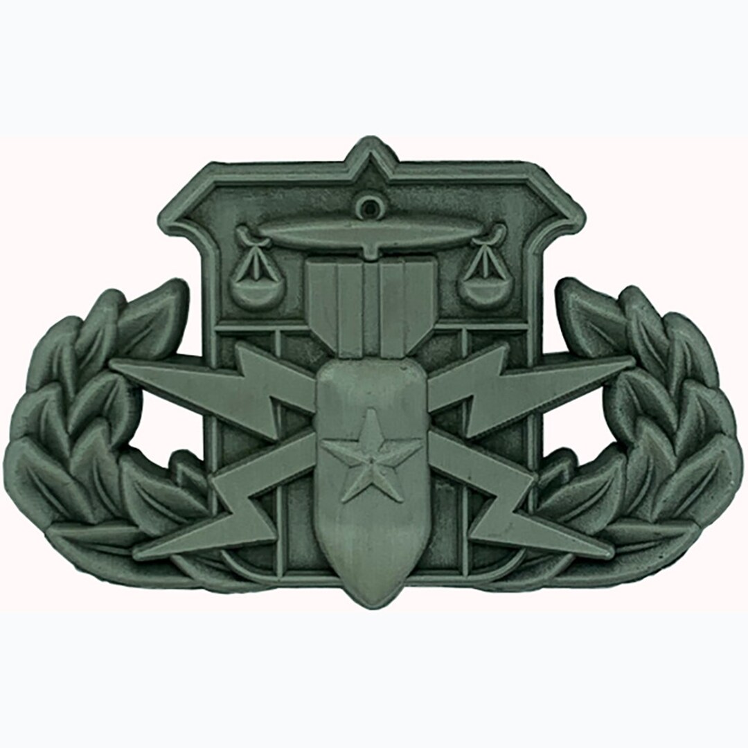 HDT Senior Pin Antique Silver - Etsy