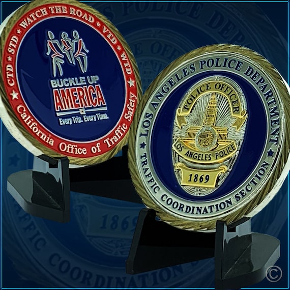 LAPD Traffic Coin - Etsy