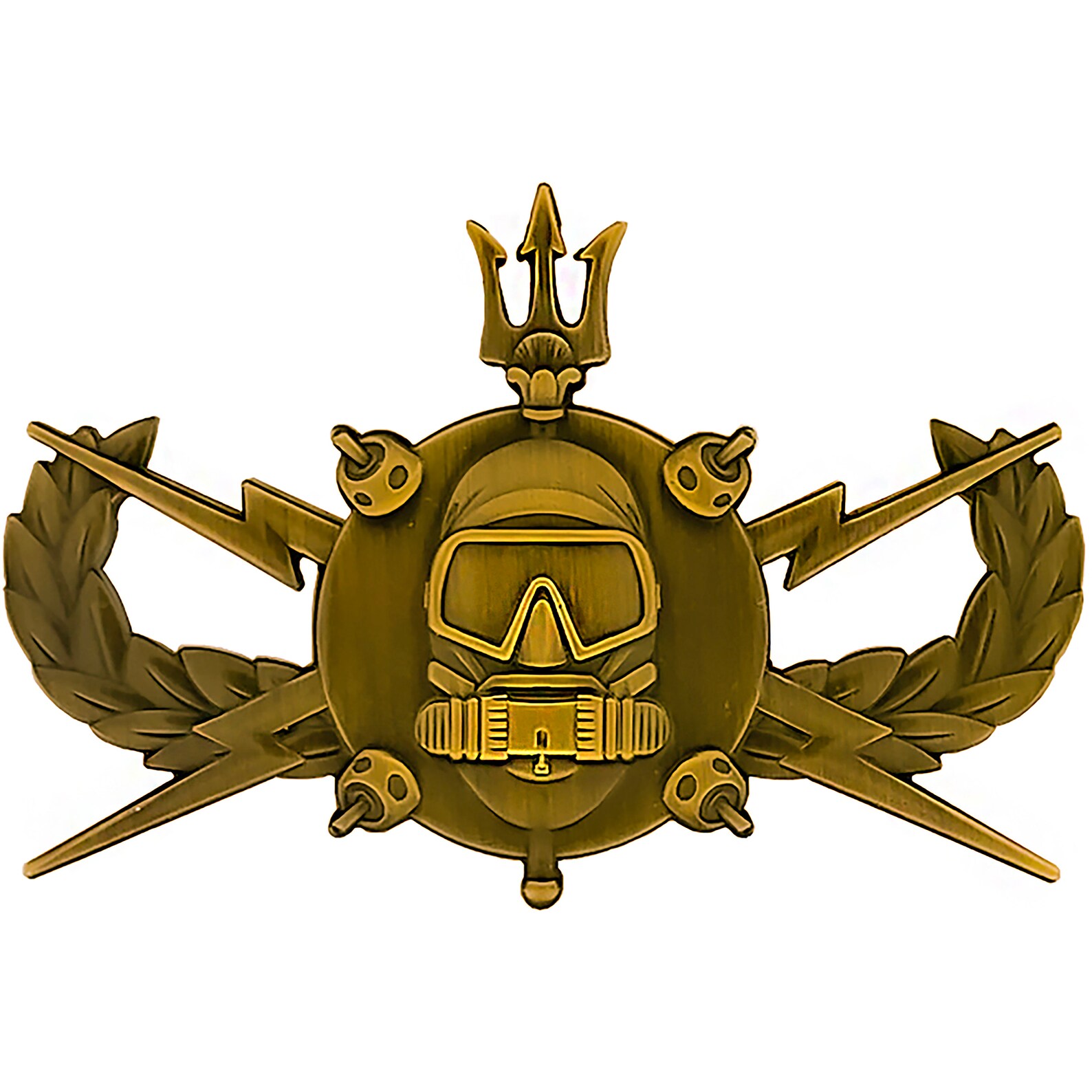 Hazardous Devices Technician Diver Pin Antique Gold - Etsy