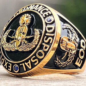 EOD 18K Gold Plated Ring - Etsy