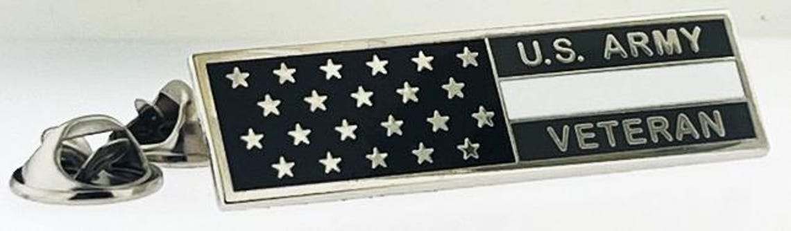 Veteran Army Flag Pin Bar - Etsy