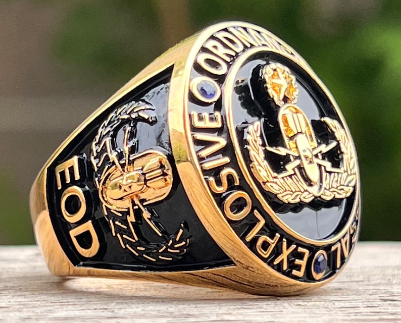 EOD 18K Gold Plated Ring - Etsy