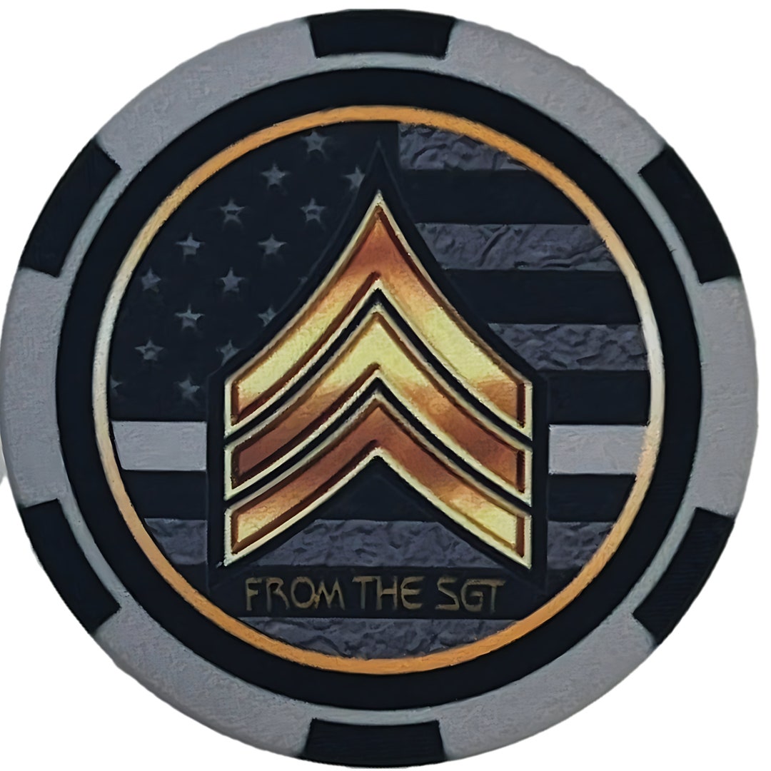 Correction Officer Sgt Thank You, Poker Chip, X 25 - Etsy