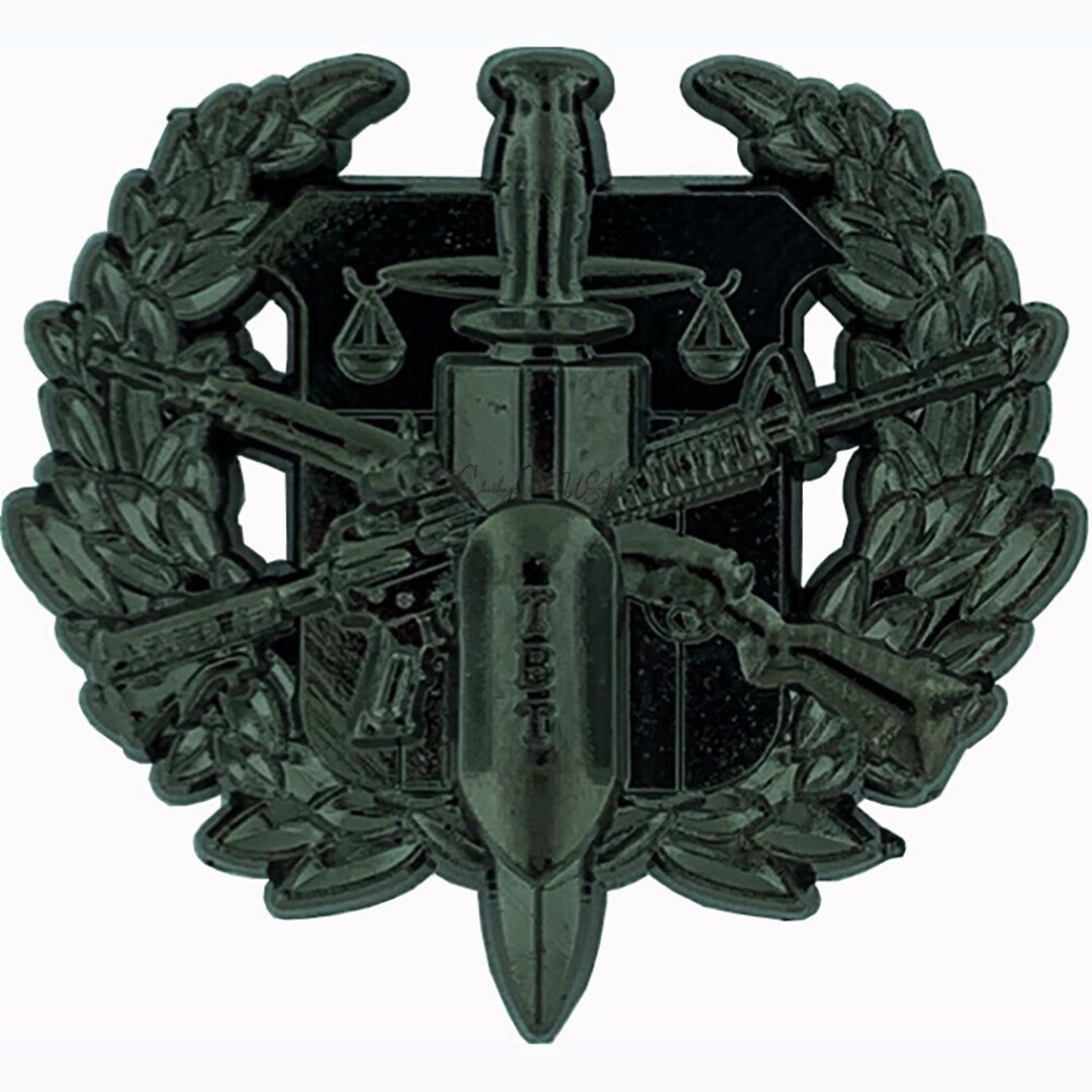 Tactical Bomb Technician Pin Black Nickel - Etsy