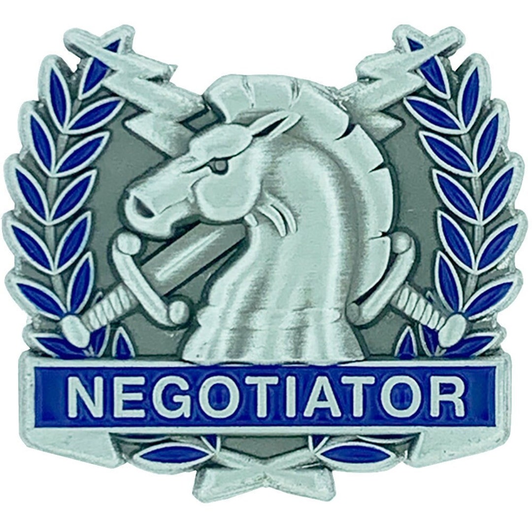 Negotiator Pin Antique Silver - Etsy