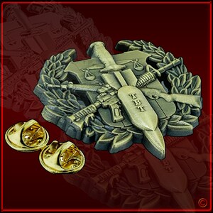 Tactical Bomb Technician Pin Antique Gold - Etsy