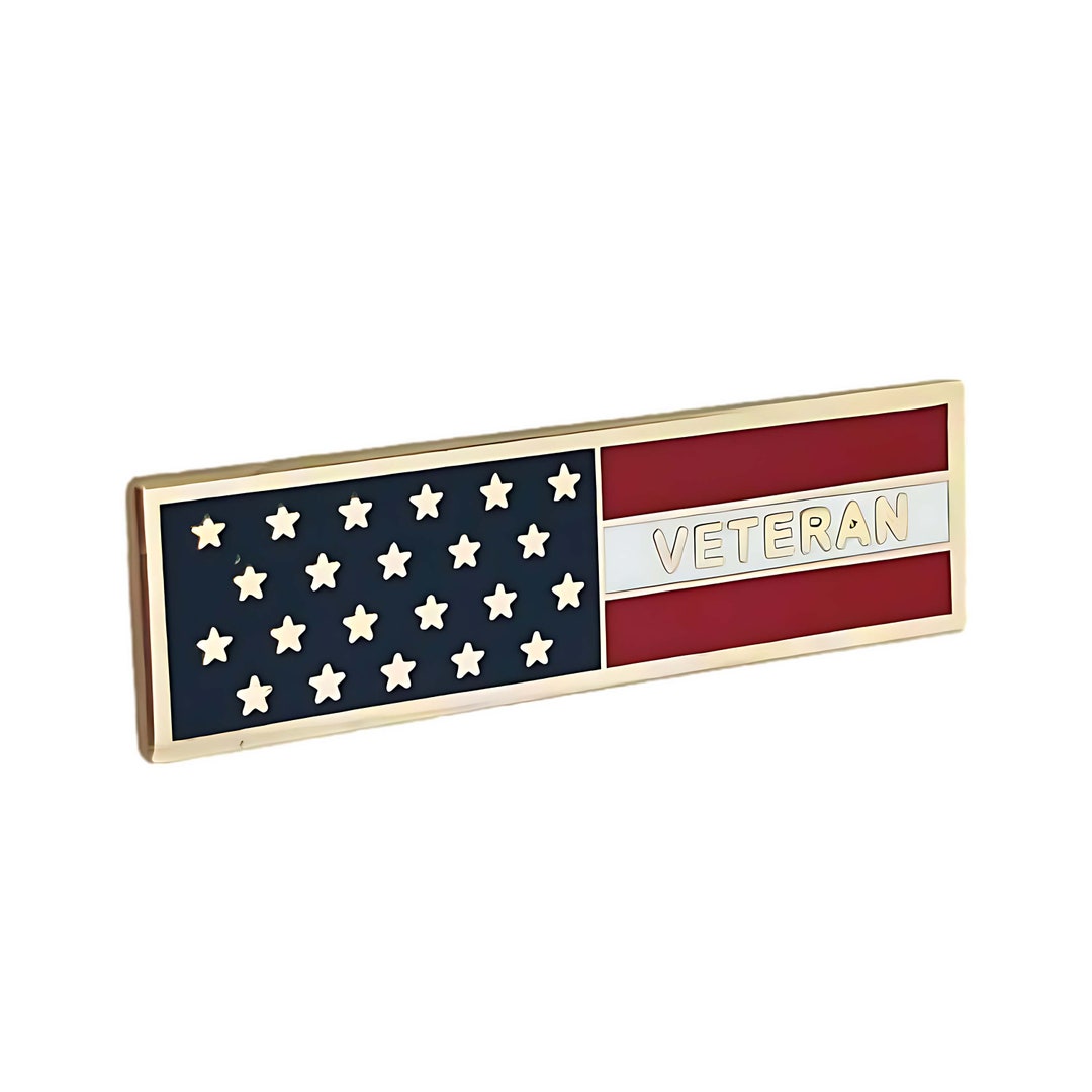 Veteran Flag Pin Bar - Etsy