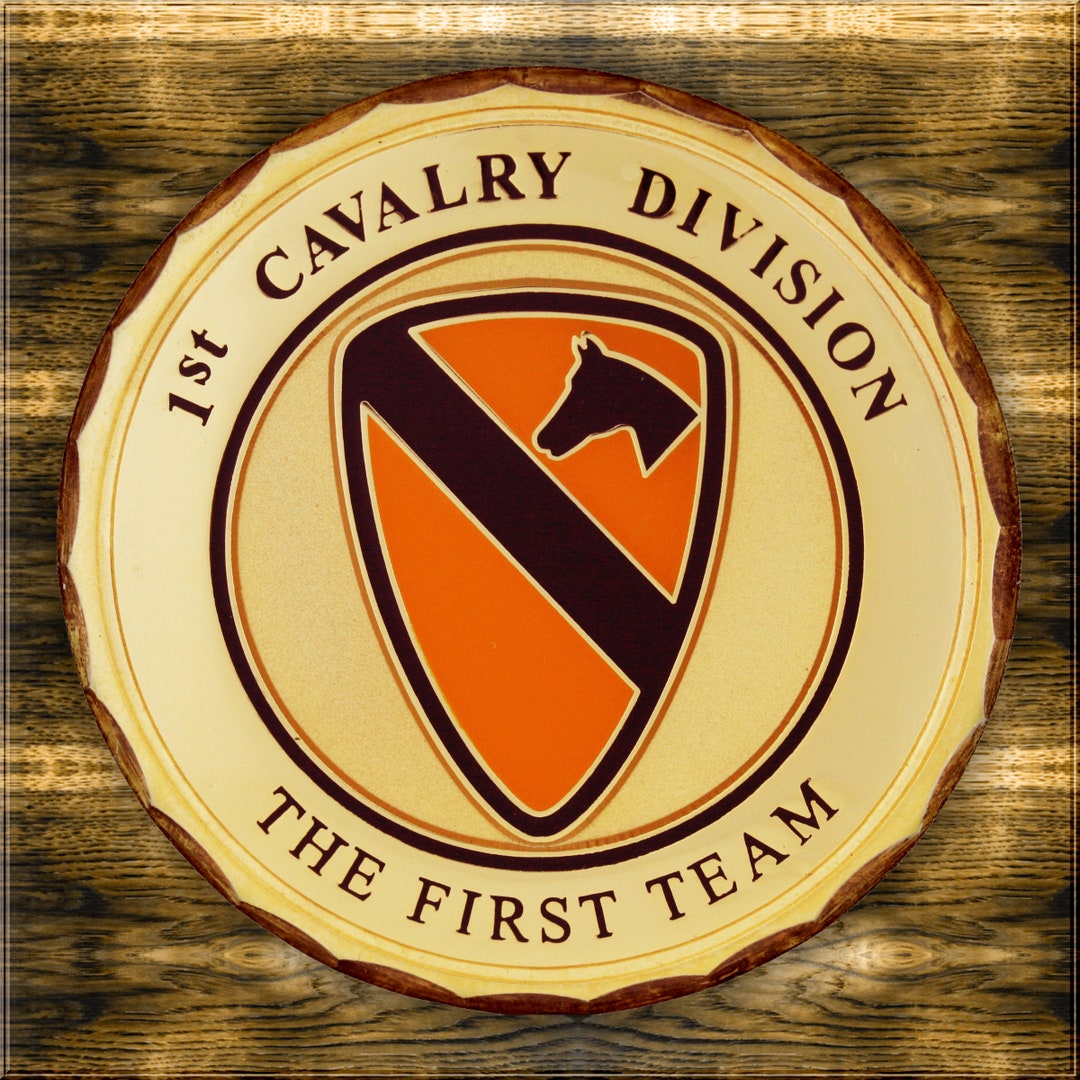 1st Cavalary Division Challenge Coin - Etsy