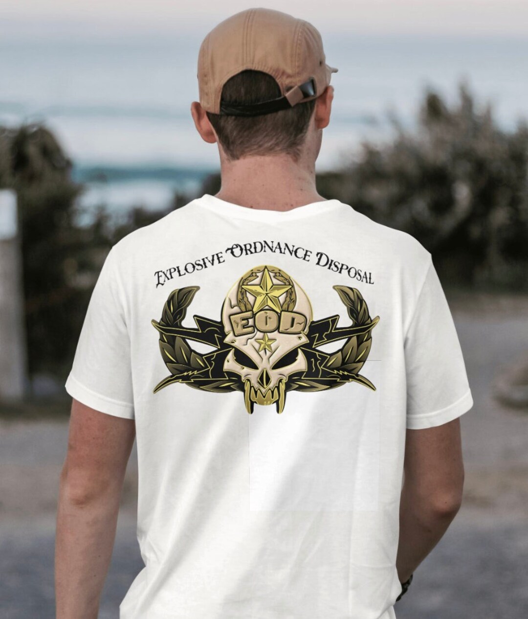 EOD Skull T-shirt - Etsy