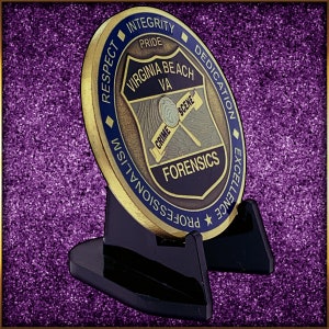 Virginia Beach Police Forensic Challenge Coin - Etsy