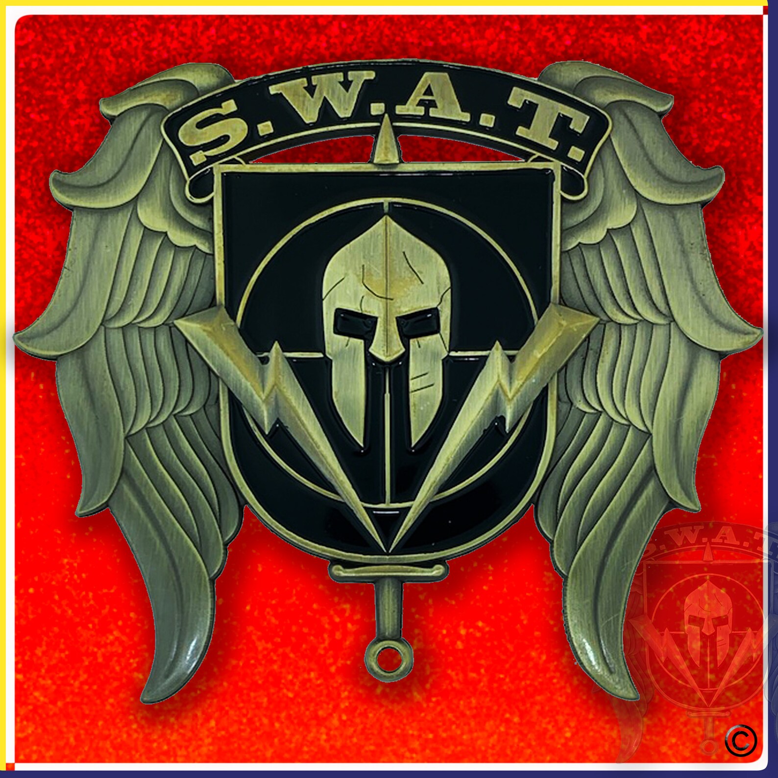 SWAT Medalion - Etsy