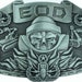 EOD Belt Buckle Old Antique Silver - Etsy