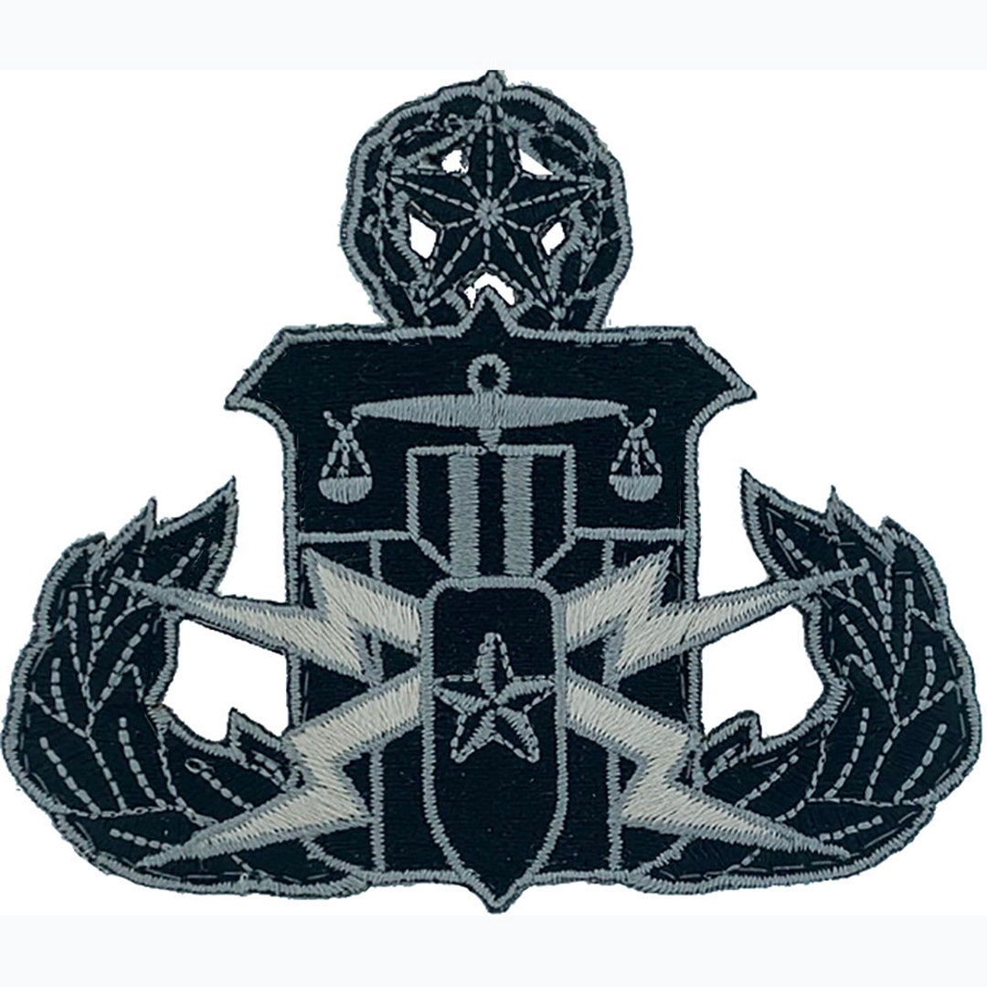 HDT Master/senior/basic Black Bomb Squad Patch - Etsy
