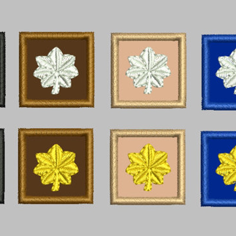 Major Insignia Patch - Etsy