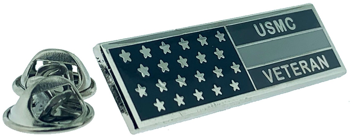 Veteran Marine Flag Pin Bar - Etsy