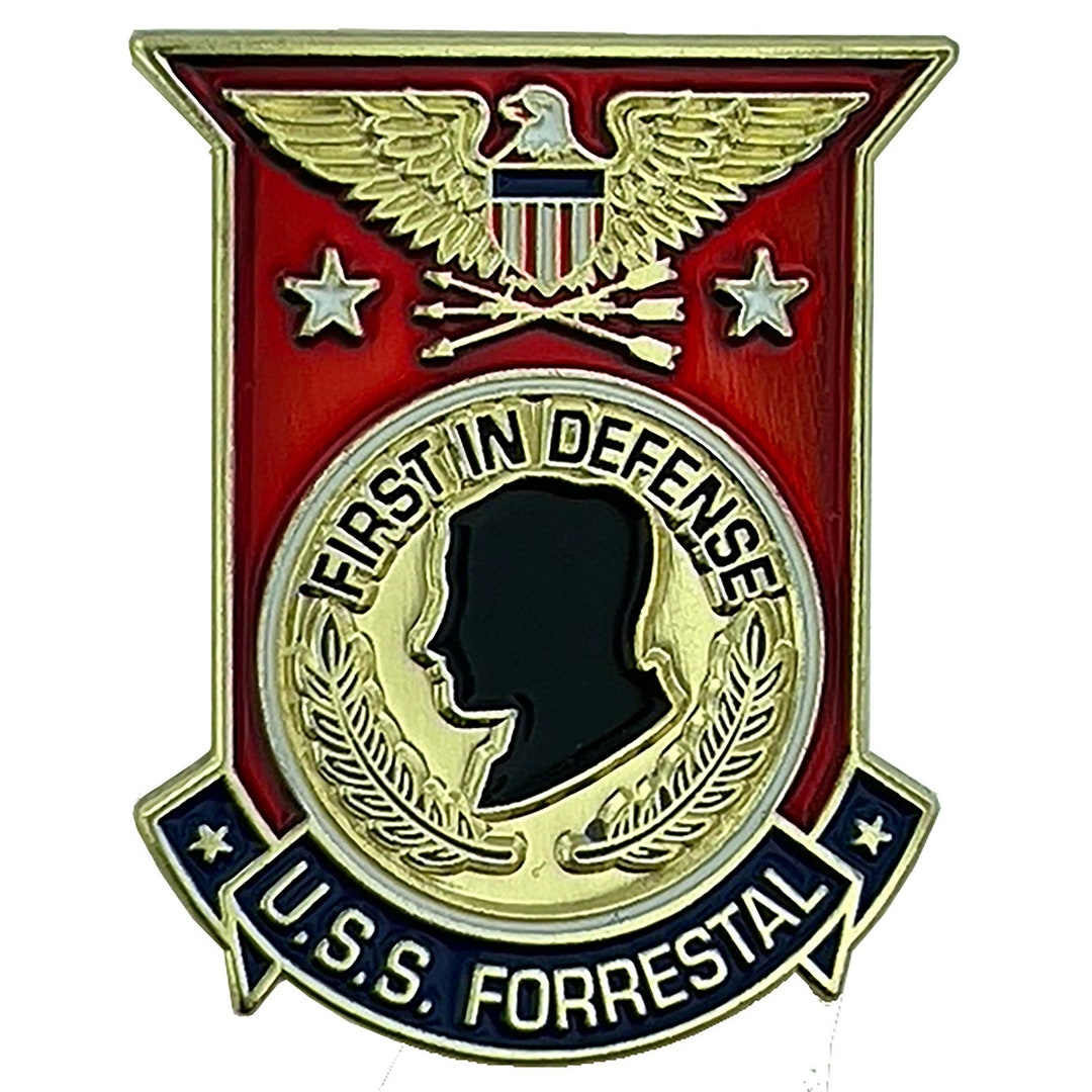 USS Forrestal CVA-59 Lapel Pin - Etsy