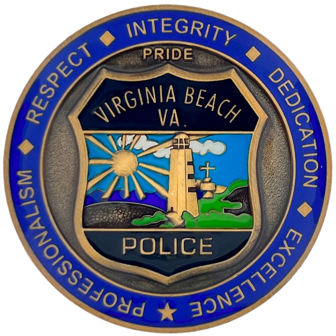 Virginia Beach Police Challenge Coin - Etsy
