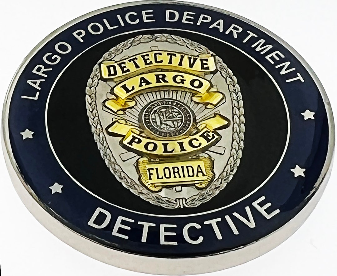 Largo PD Detectivechallenge Coin - Etsy