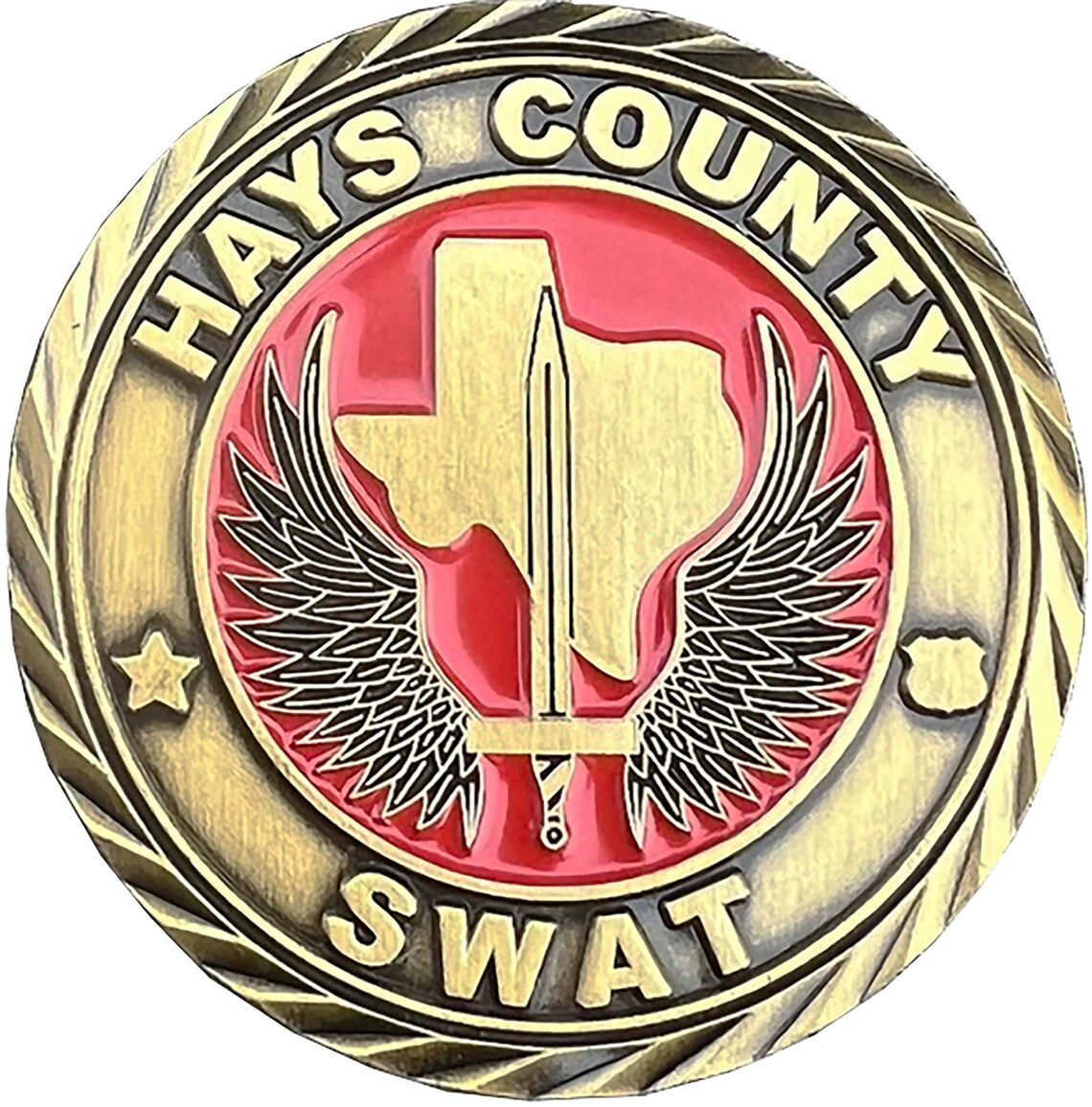 Hays County Negotiator SWAT Team Challenge Coin - Etsy