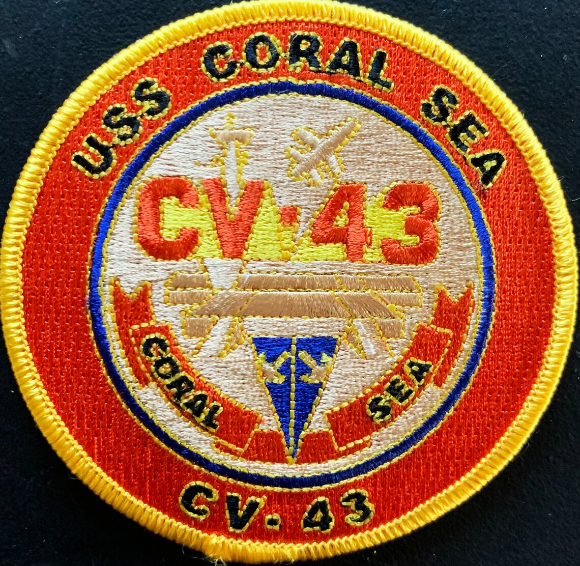 USS Coral Sea 3.5-inch Patch | Etsy