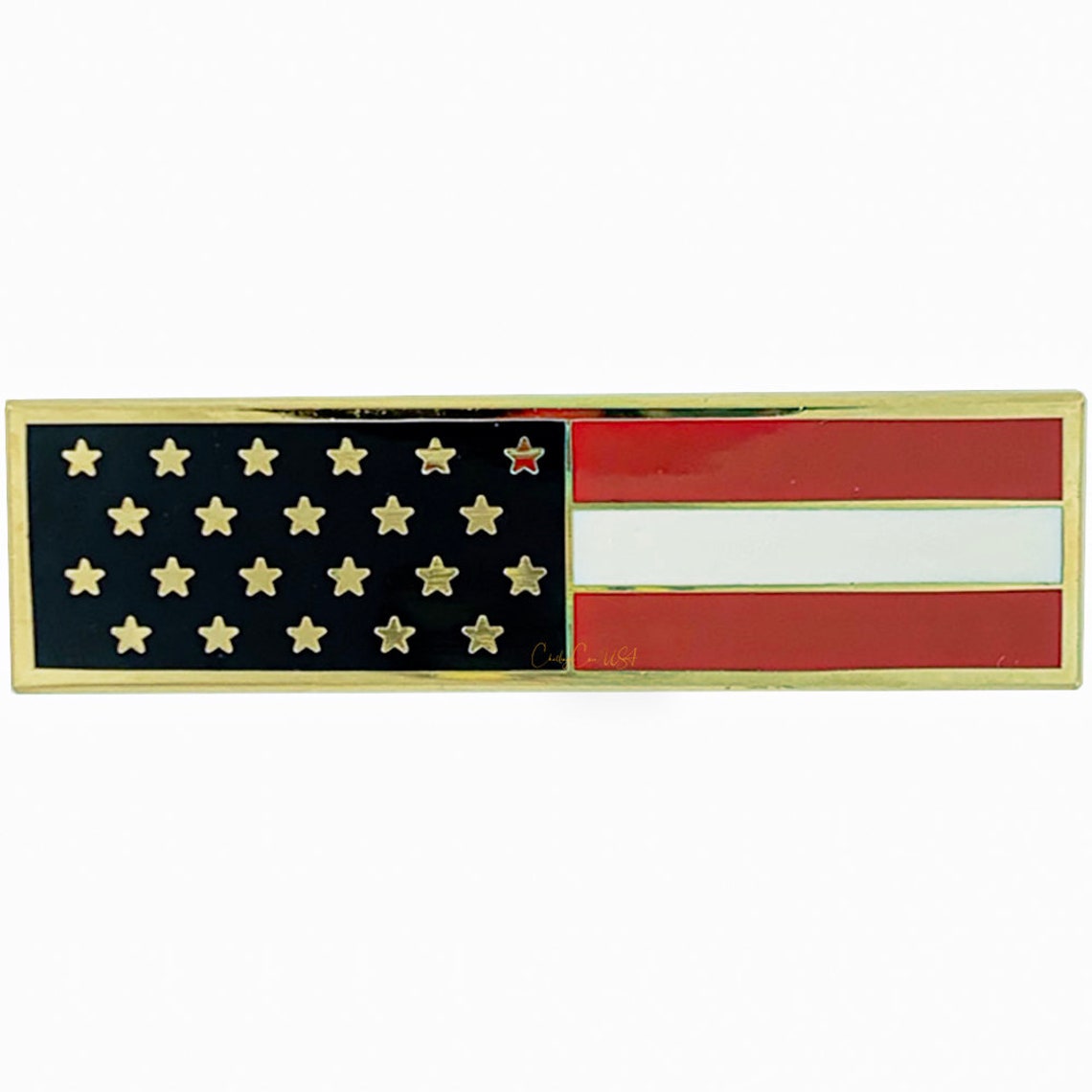 Flag Pin Bar - Etsy