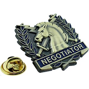 Negotiator Pin Antique Gold - Etsy