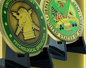 U.S. Army Psychological Operations Commemorative Challenge Coin 2 163 ...