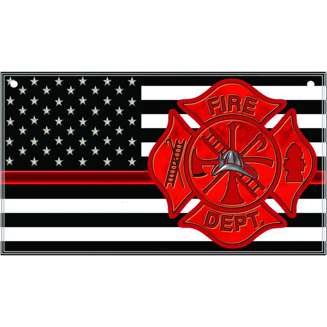 3 X 5 Firefighter Flag - Etsy