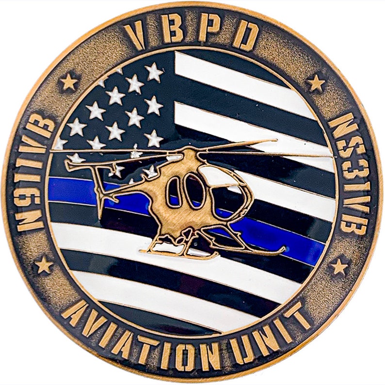 Virginia Beach Police Air Unit Challenge Coin - Etsy