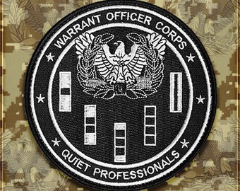Warrant Officer 5 Inch Blue Patch With VELCRO® Brand Backing - Etsy