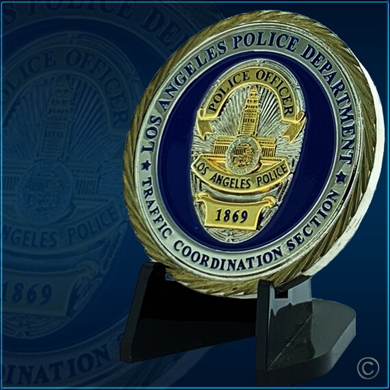 LAPD Traffic Coin | Etsy