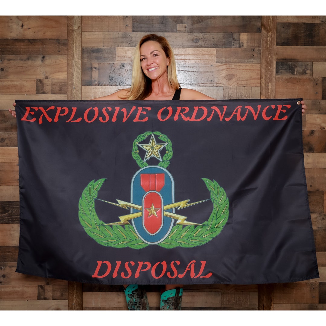 1 Sided or 2 Sided 3 X 5 EOD Color Flag - Etsy