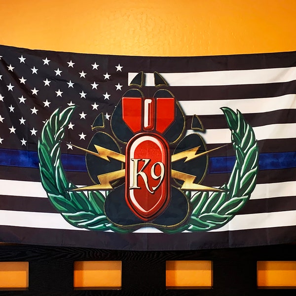 Military K9 Flag - Etsy