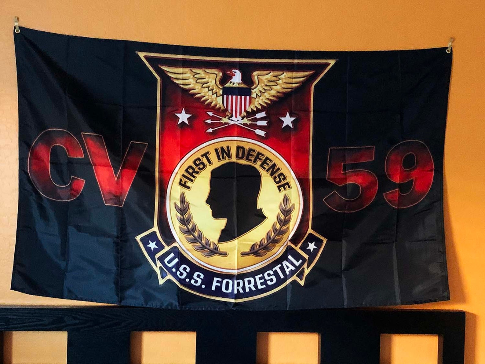 3 X 5 USS Forrestal Flag - Etsy